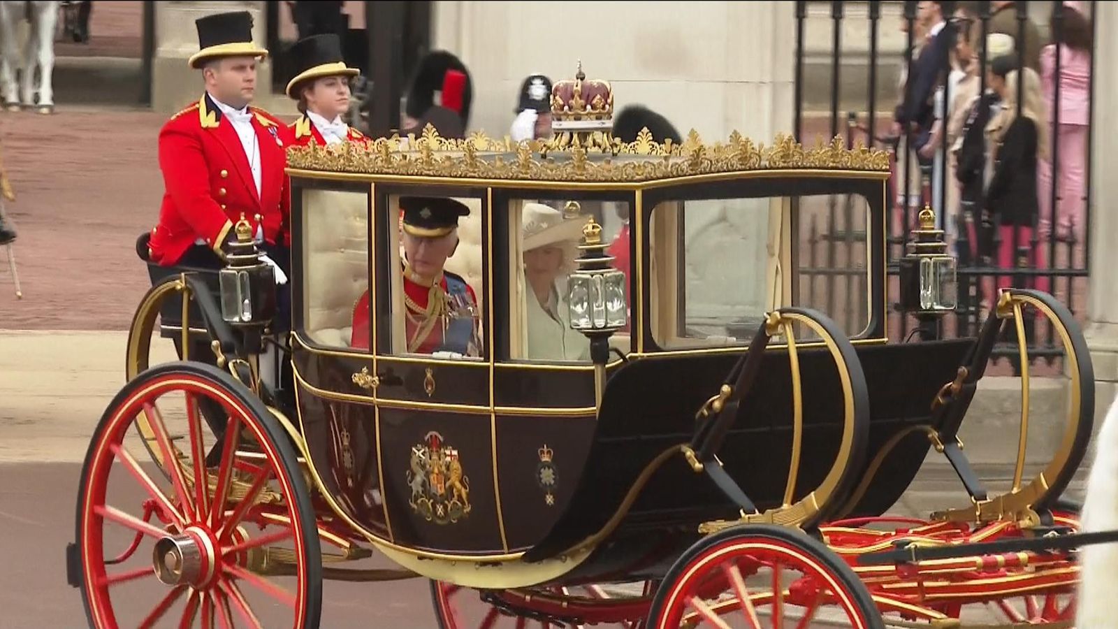 Trooping the Colour: The King's birthday parade begins | News UK Video ...