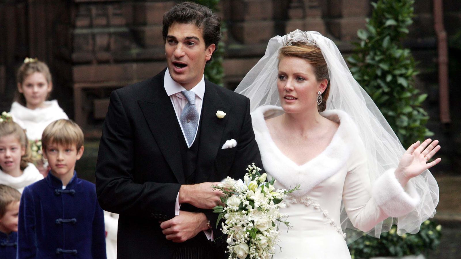 Duke of Westminster: Royals attend wedding of 'Britain's most eligible ...