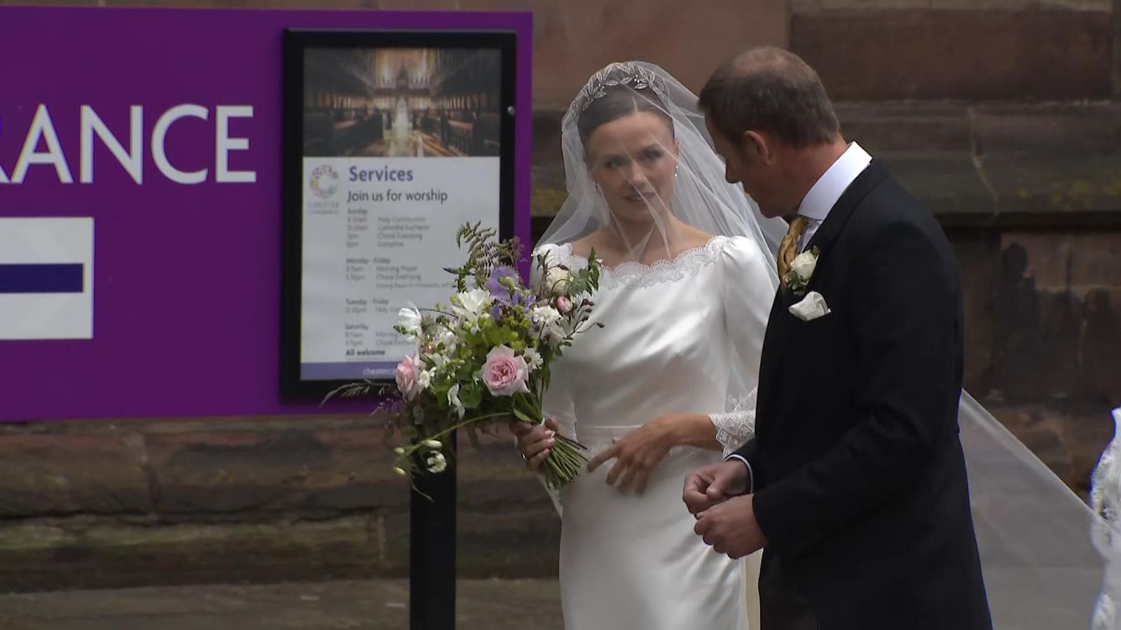 Duke of Westminster: Royals attend wedding of 'Britain's most eligible ...