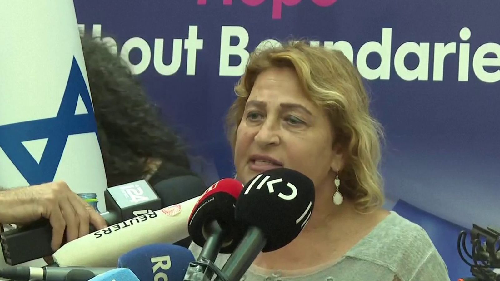 Orit Meir the mother Almog Meir called for a deal to release all the other 120 hostages being ...