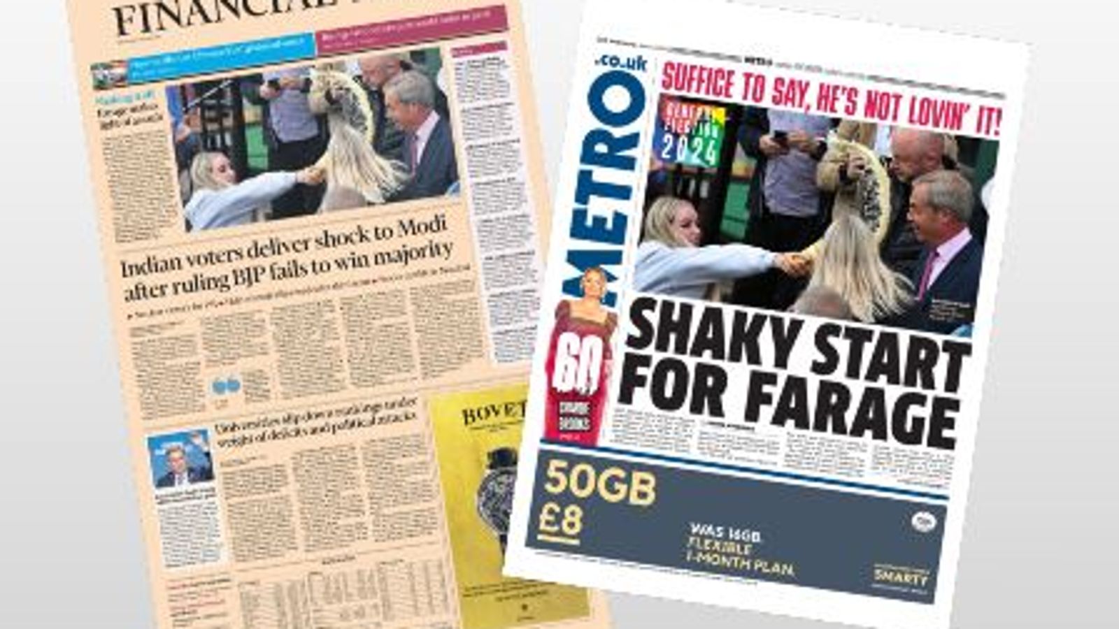 Wednesday's national newspaper front pages | UK News | Sky News