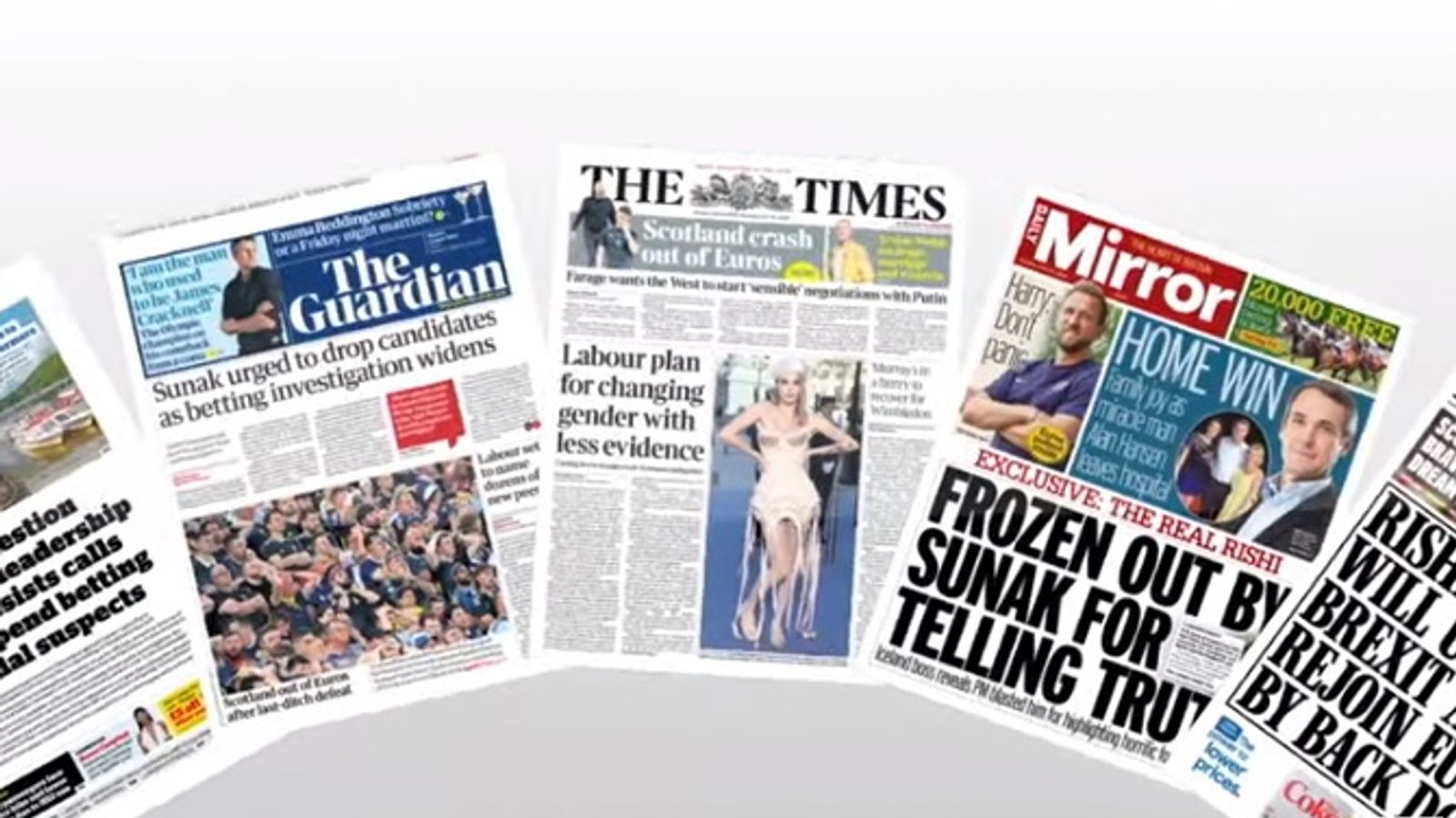 Press Preview: Monday's papers | News UK Video News | Sky News