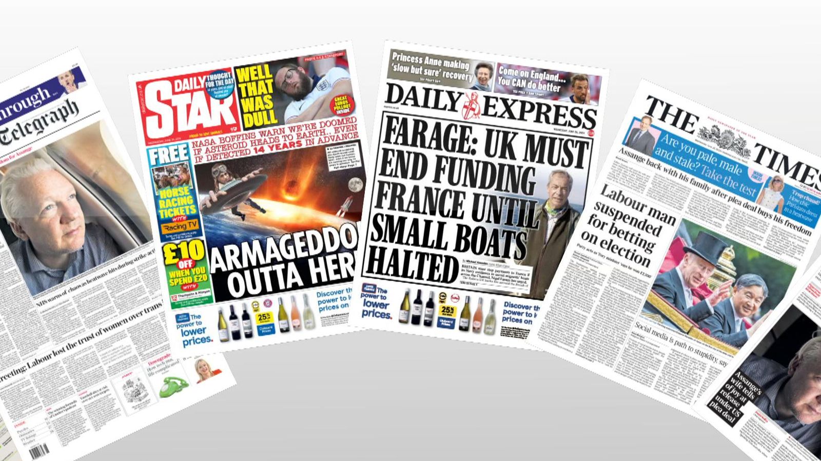 Press Preview: Wednesday's front pages | News UK Video News | Sky News