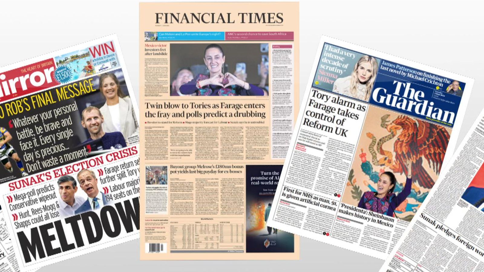 Tuesday's national newspaper front pages | UK News | Sky News