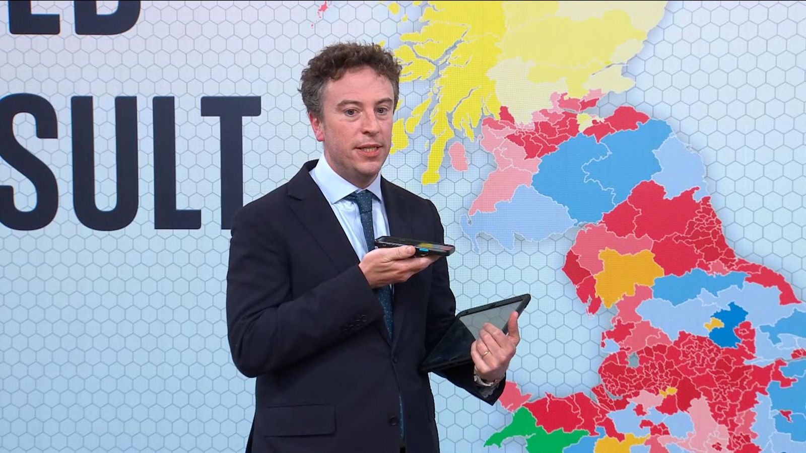 Defence secretary Grant Shapps calls Sky's Sam Coates live on TV as ...