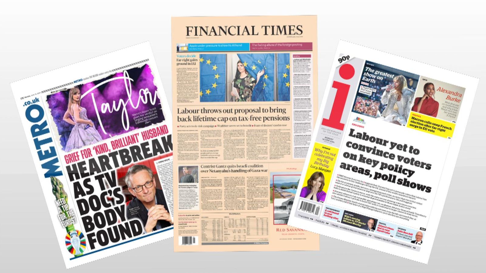 Monday's national newspaper front pages | UK News | Sky News