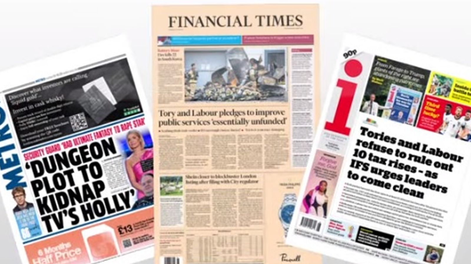 Press Preview: Tuesday's front pages | News UK Video News | Sky News