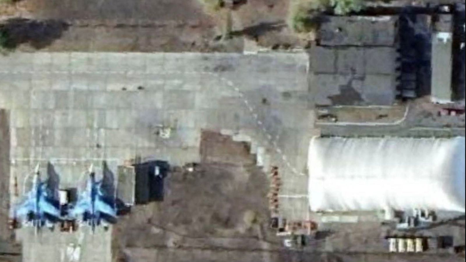 UA POV: Satellite footage of Morozovsk air base before and after it was ...