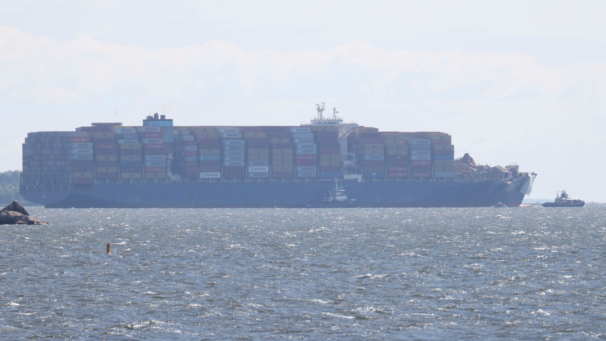 Dali: Ship in deadly Baltimore bridge collapse leaves three months ...