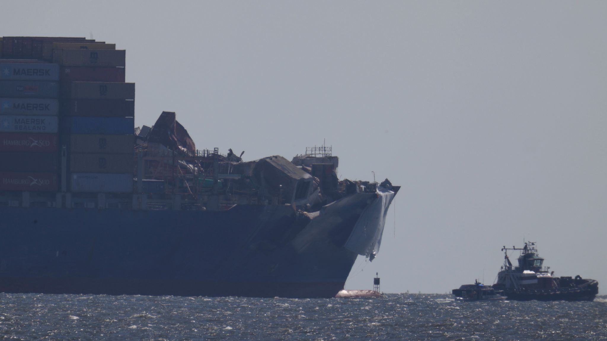 Dali: Ship in deadly Baltimore bridge collapse leaves three months ...