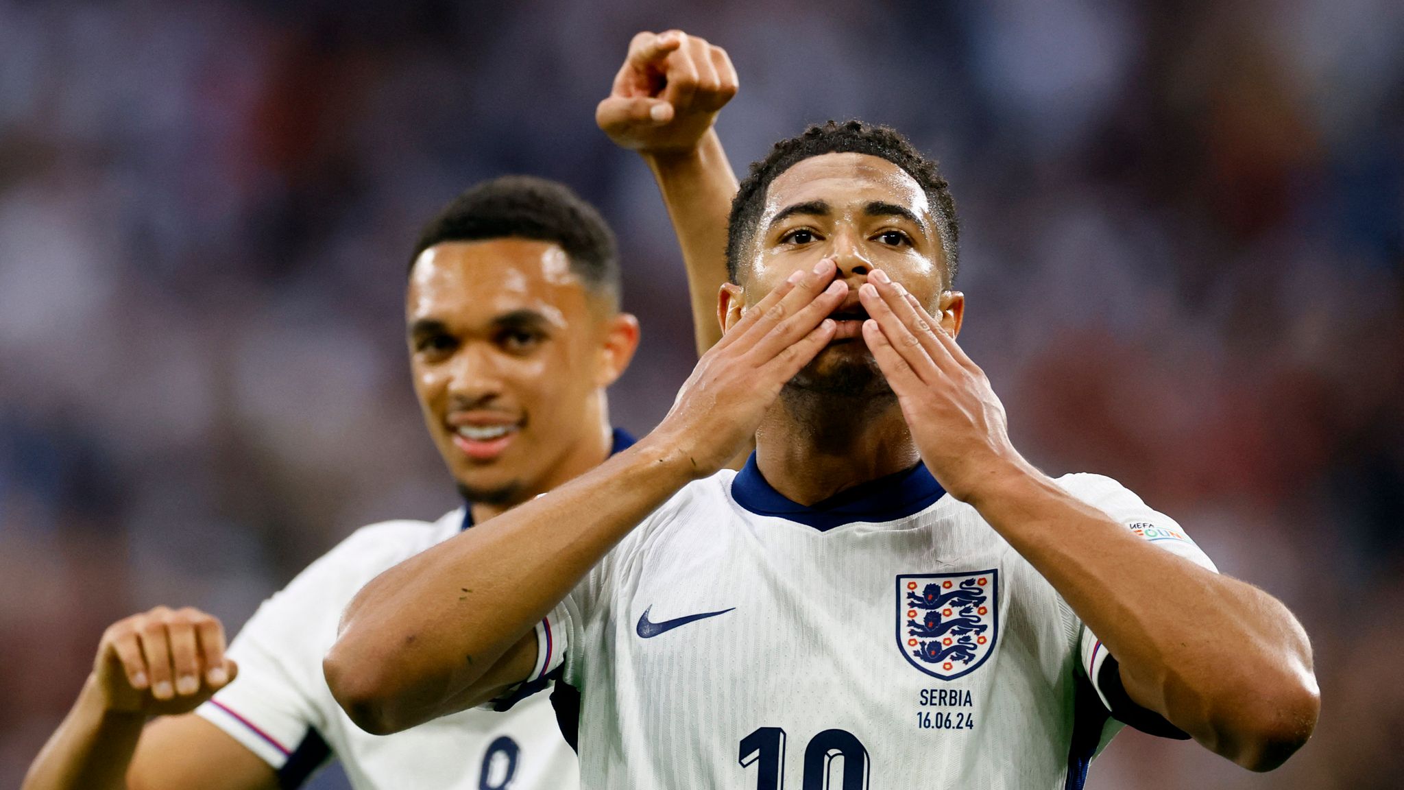 Euro 2024: Bellingham goal helps England beat Serbia 1-0 in ...