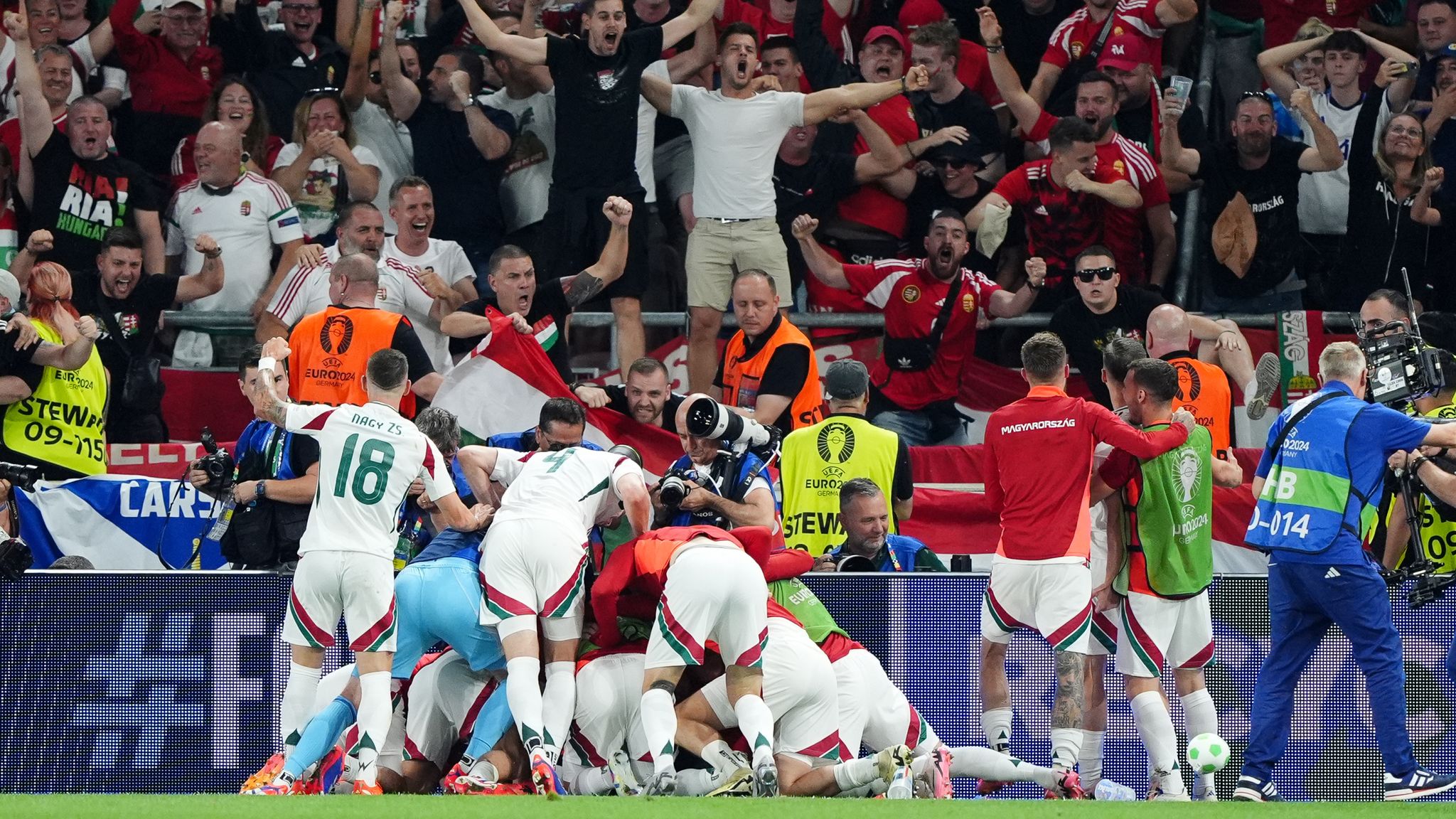 Scotland knocked out of Euro 2024 after late Hungary goal | UK News ...