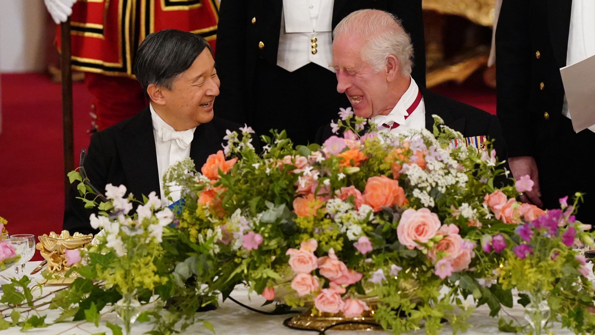 King Charles hosts lavish state banquet for Japan's Emperor Naruhito at ...