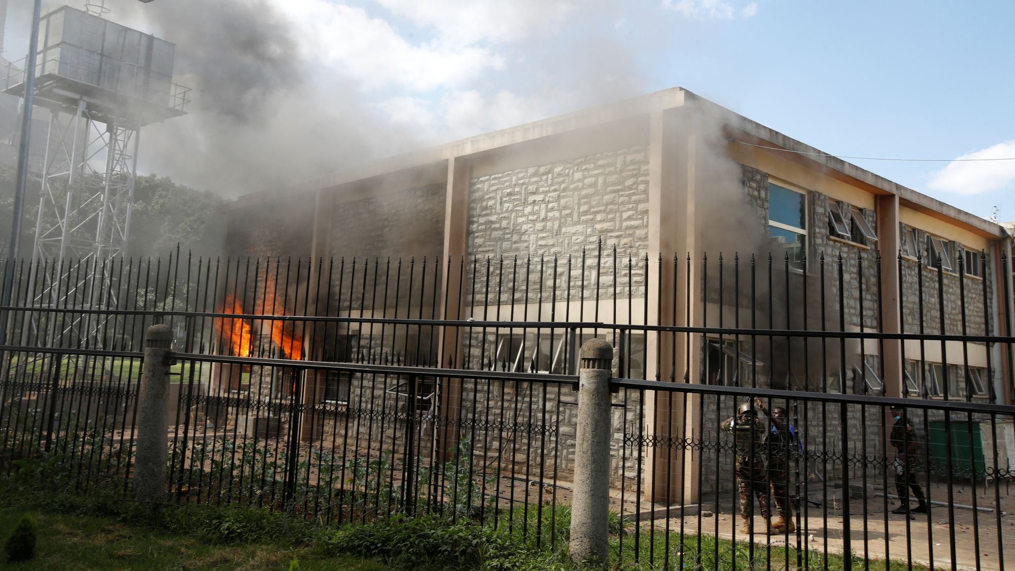 Kenya protesters shot dead and fires started in parliament after ...