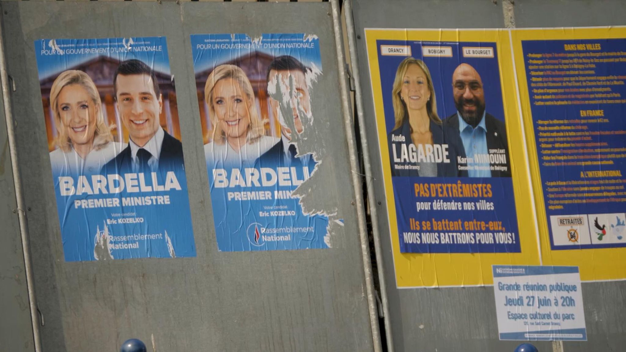 France: Growing unease in Paris suburbs over National Rally's lead ...