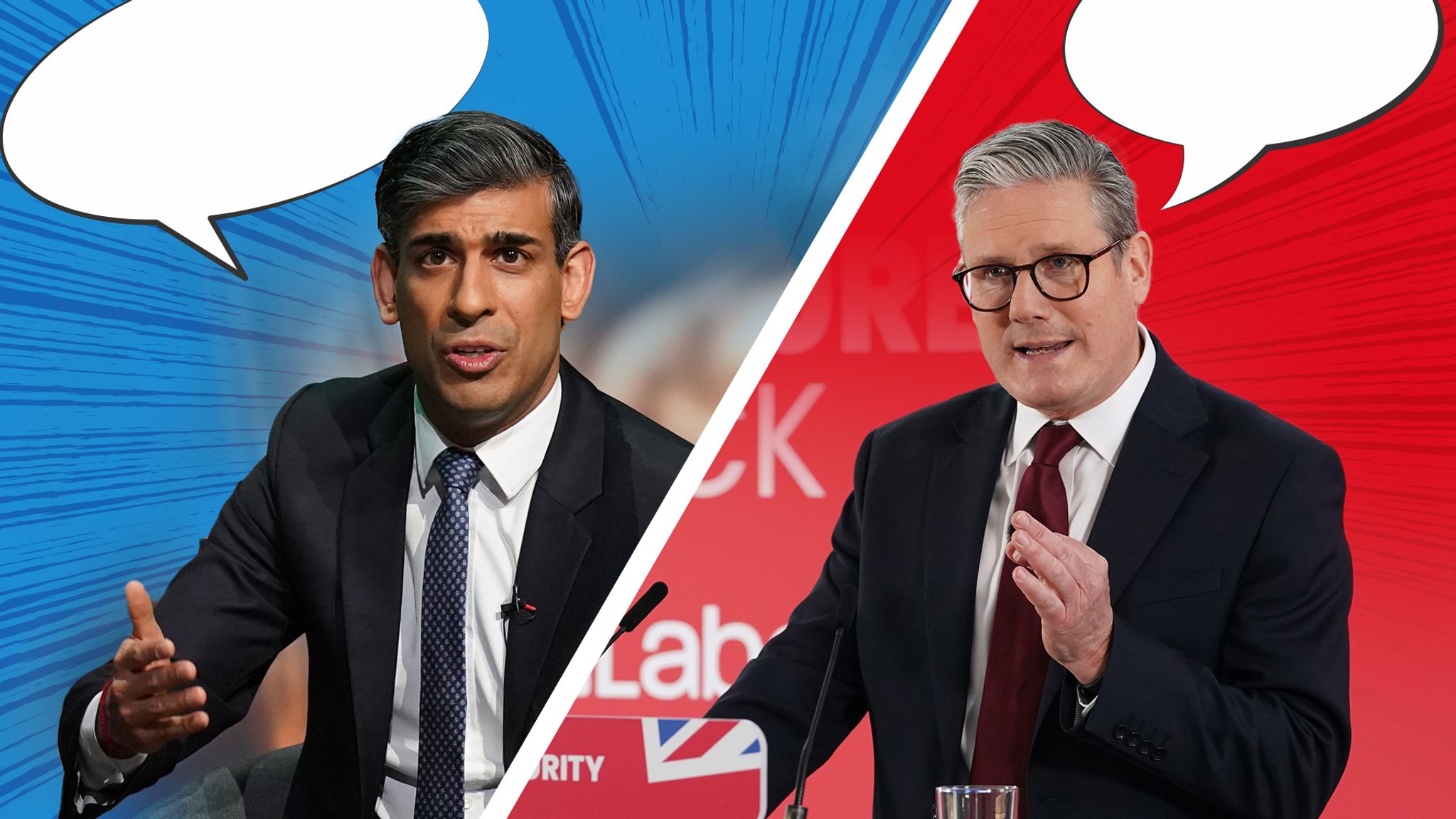 Body language and speech experts reveal Sunak and Starmer's giveaways | Politics News | Sky News