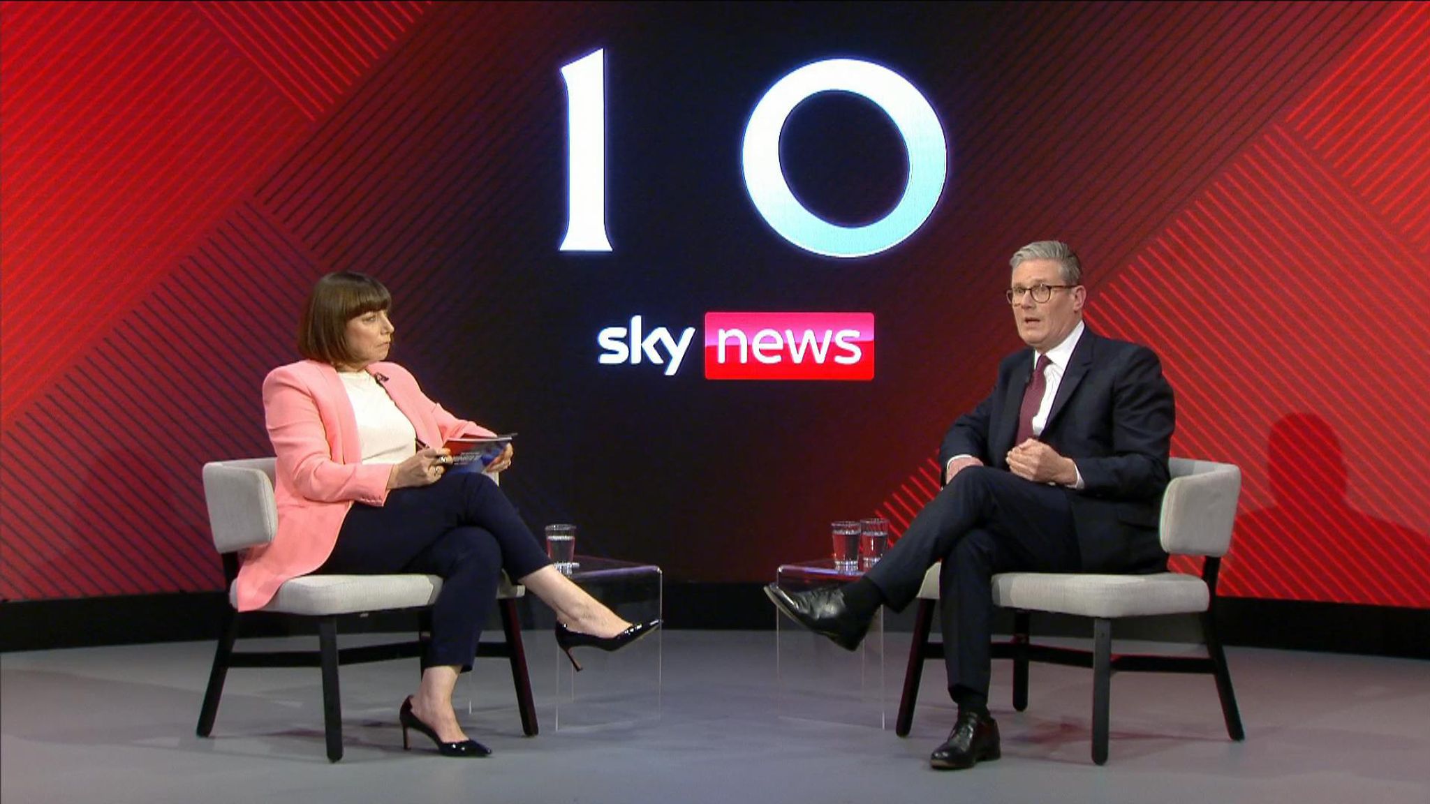 Keir Starmer remains mute on key tax issues as Rishi Sunak receives a bruising during Sky News ...