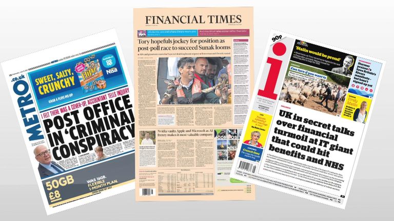 Press Preview: A look inside Friday's newspapers | News UK Video News ...