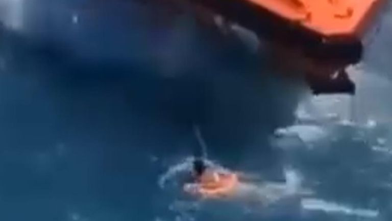 Swimmers rescued in Spain after getting caught in rough sea off the ... Swimmers rescued in Spain after getting caught in rough sea off the ...