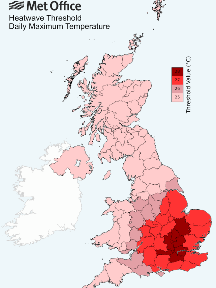 UK weather: Thunderstorm warning issued - but chance of a heatwave next ...