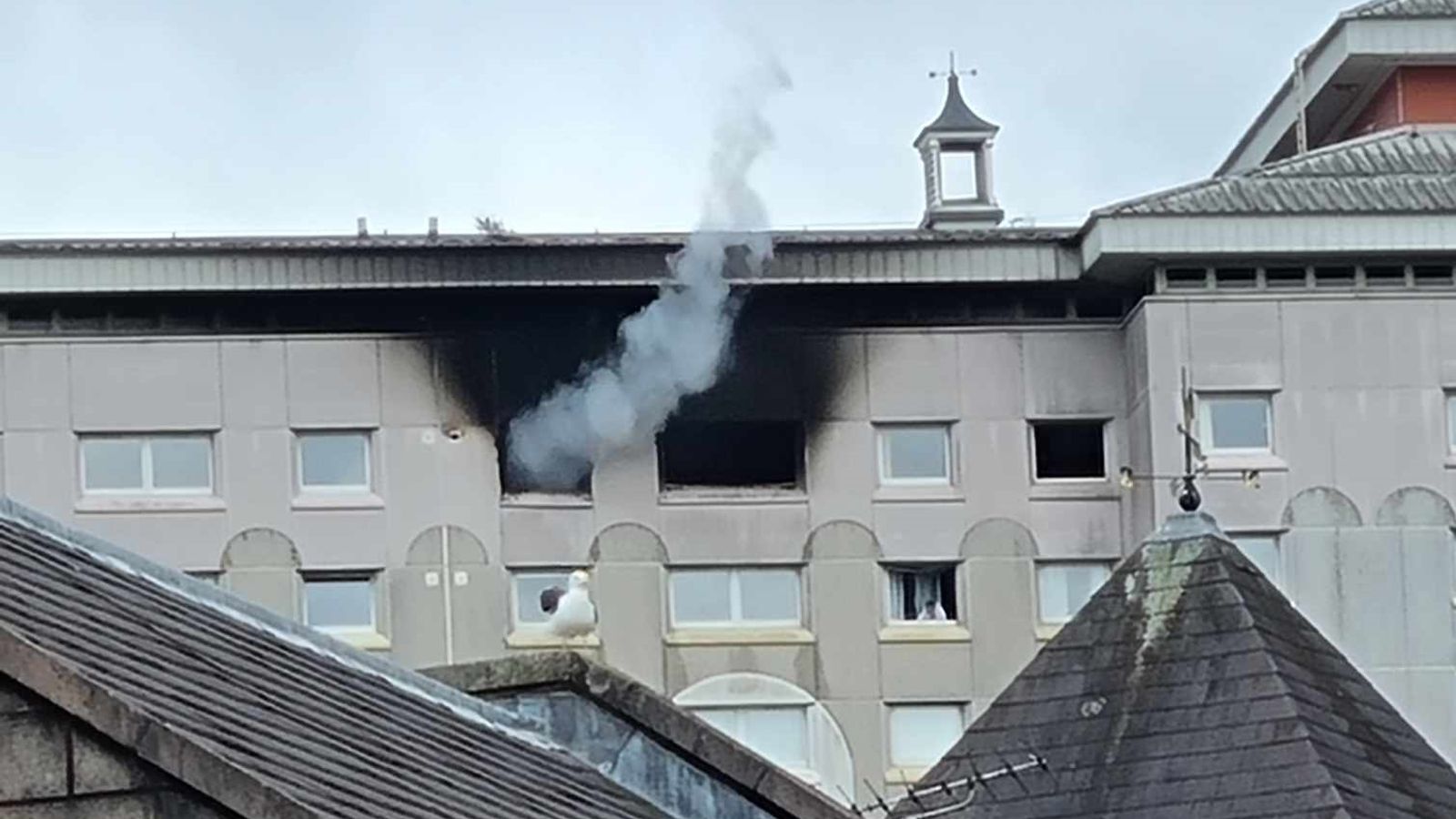 Arrest made after six people rescued by firefighters during Coatbridge ...