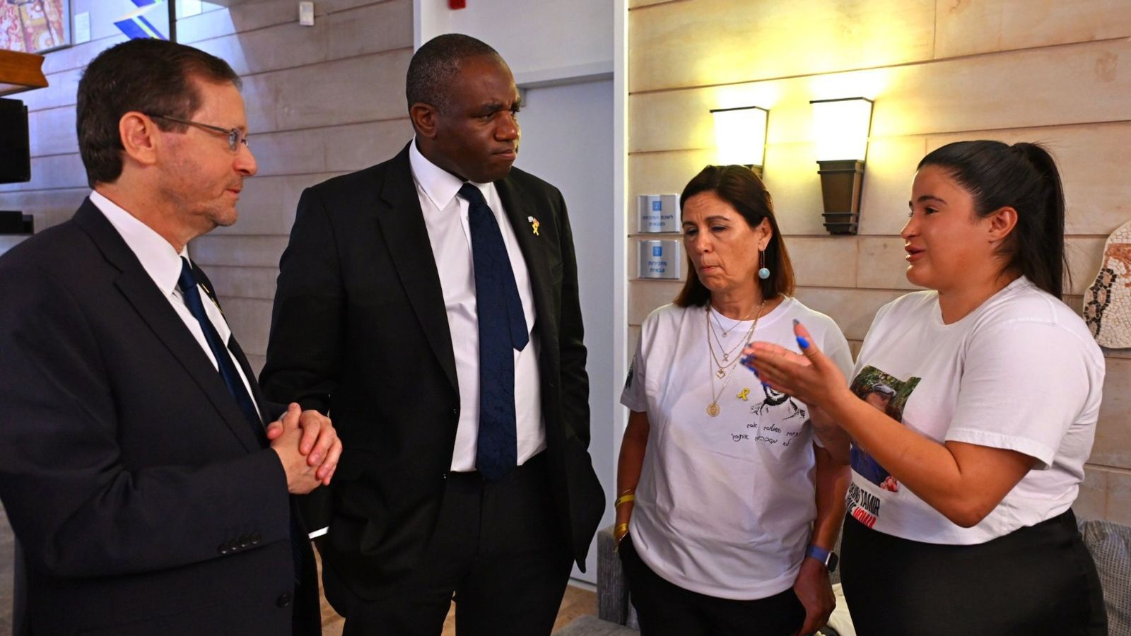 David Lammy calls for Gaza ceasefire in first trip to Israel as foreign ...