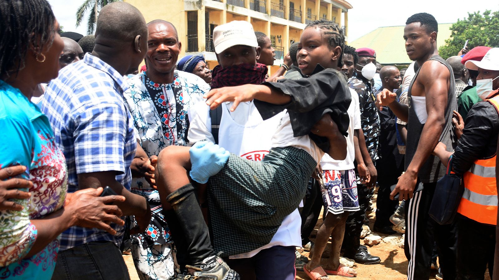 Twenty-two pupils killed as Nigeria school building collapses | World ...