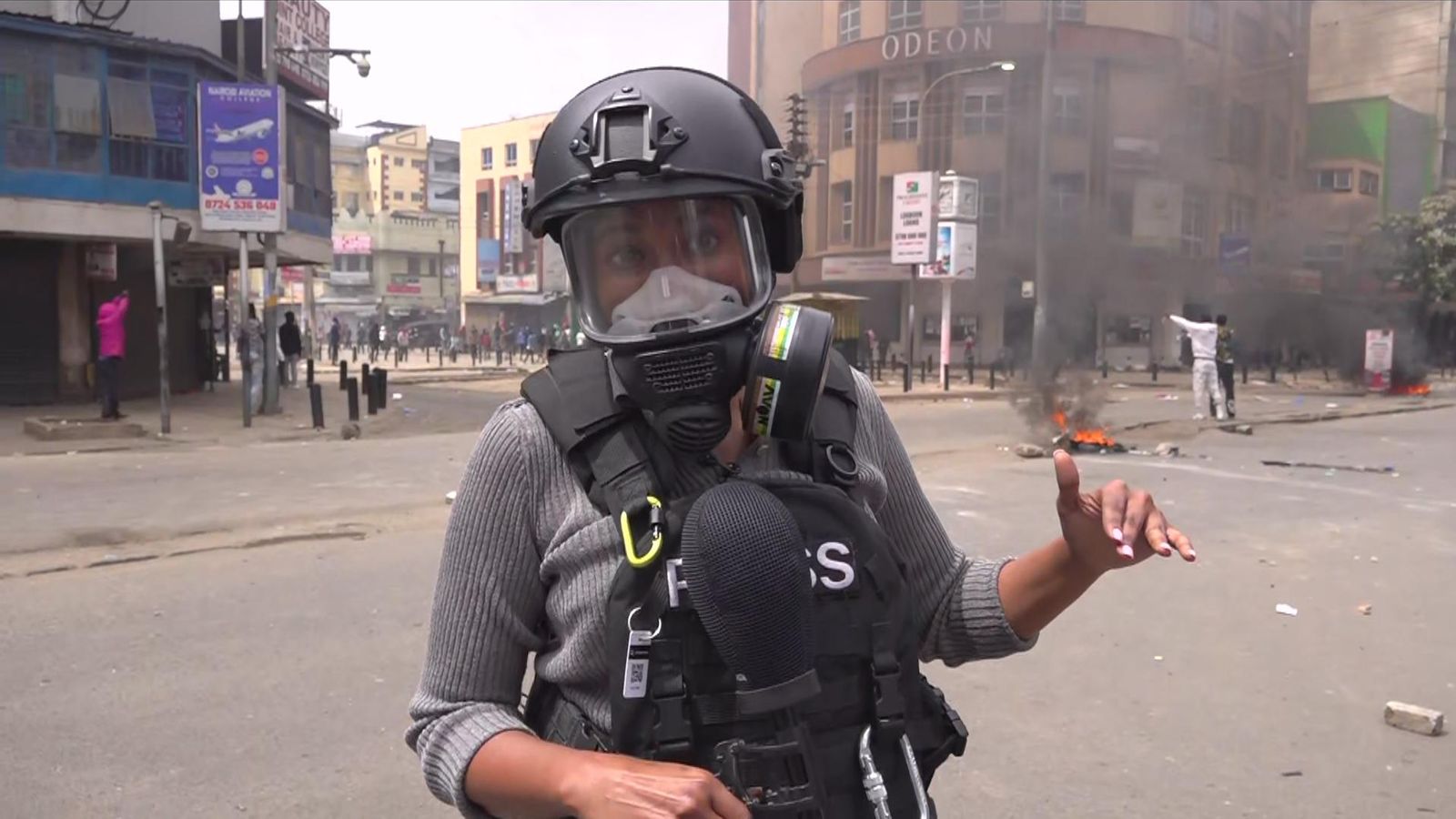 Tear gas used to break up anti-government protests in Nairobi | World ...