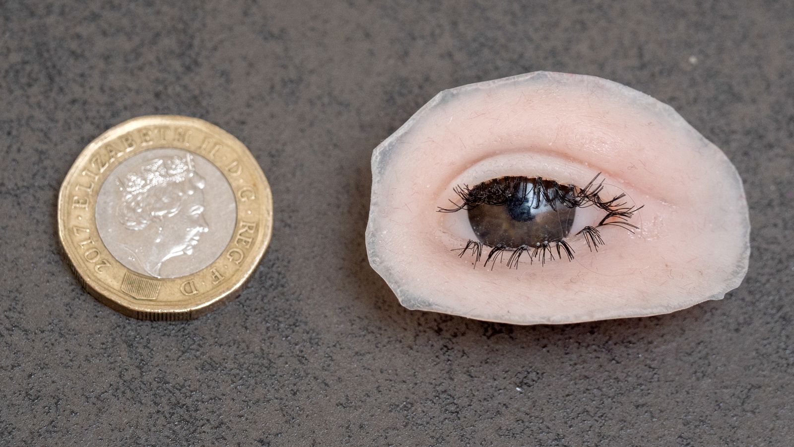 Toddler who had eye removed due to rare cancer has prosthetic developed ...