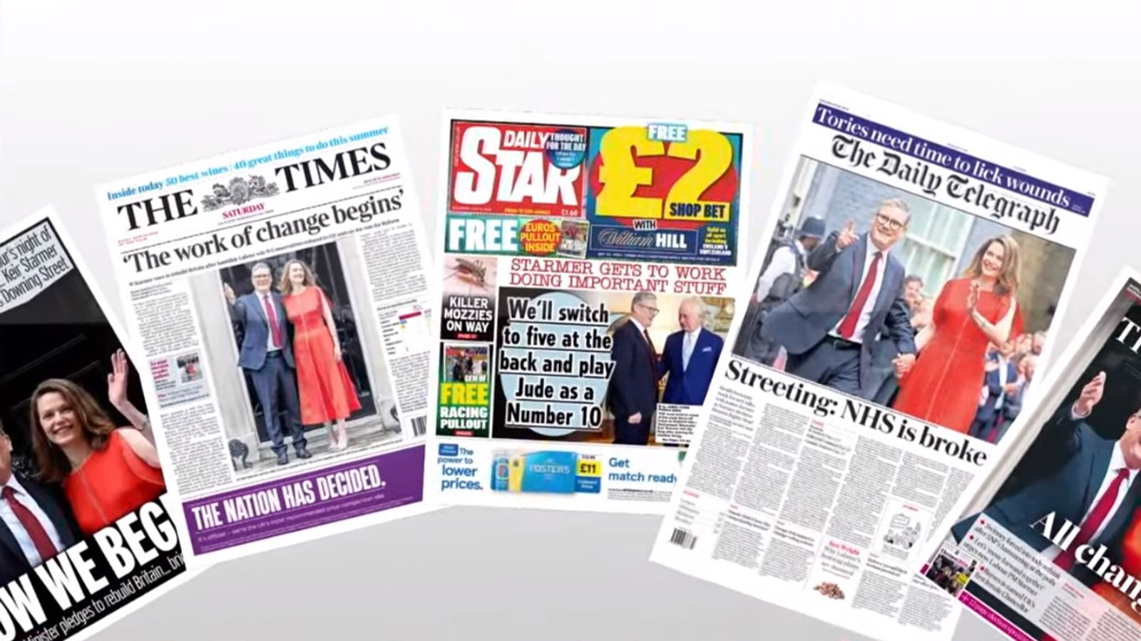 Saturday's national newspaper front pages | UK News | Sky News