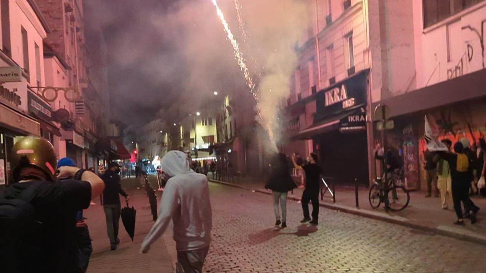 Unrest In Paris As Polls Close In First Round Of Parliamentary