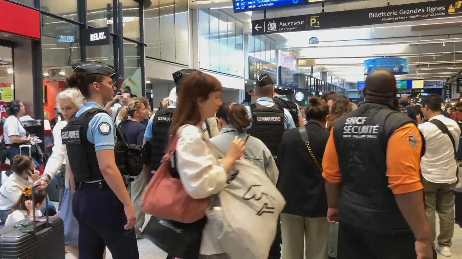 French train network disrupted after arson attack on day of Olympic ...