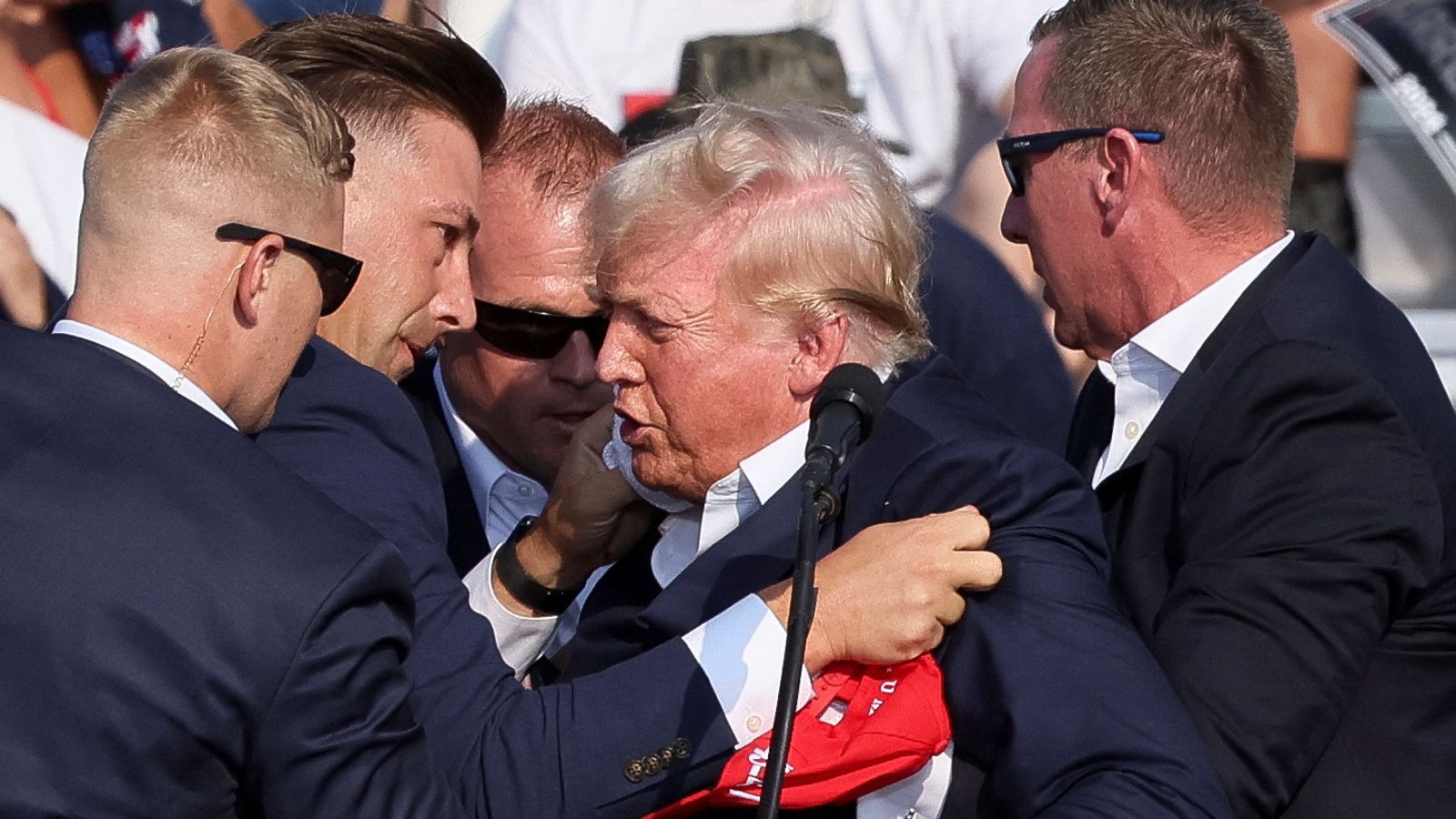 Gunshots Reportedly Fired At Donald Trump Rally As Former President Gunshots Reportedly Fired At Donald Trump Rally As Former President