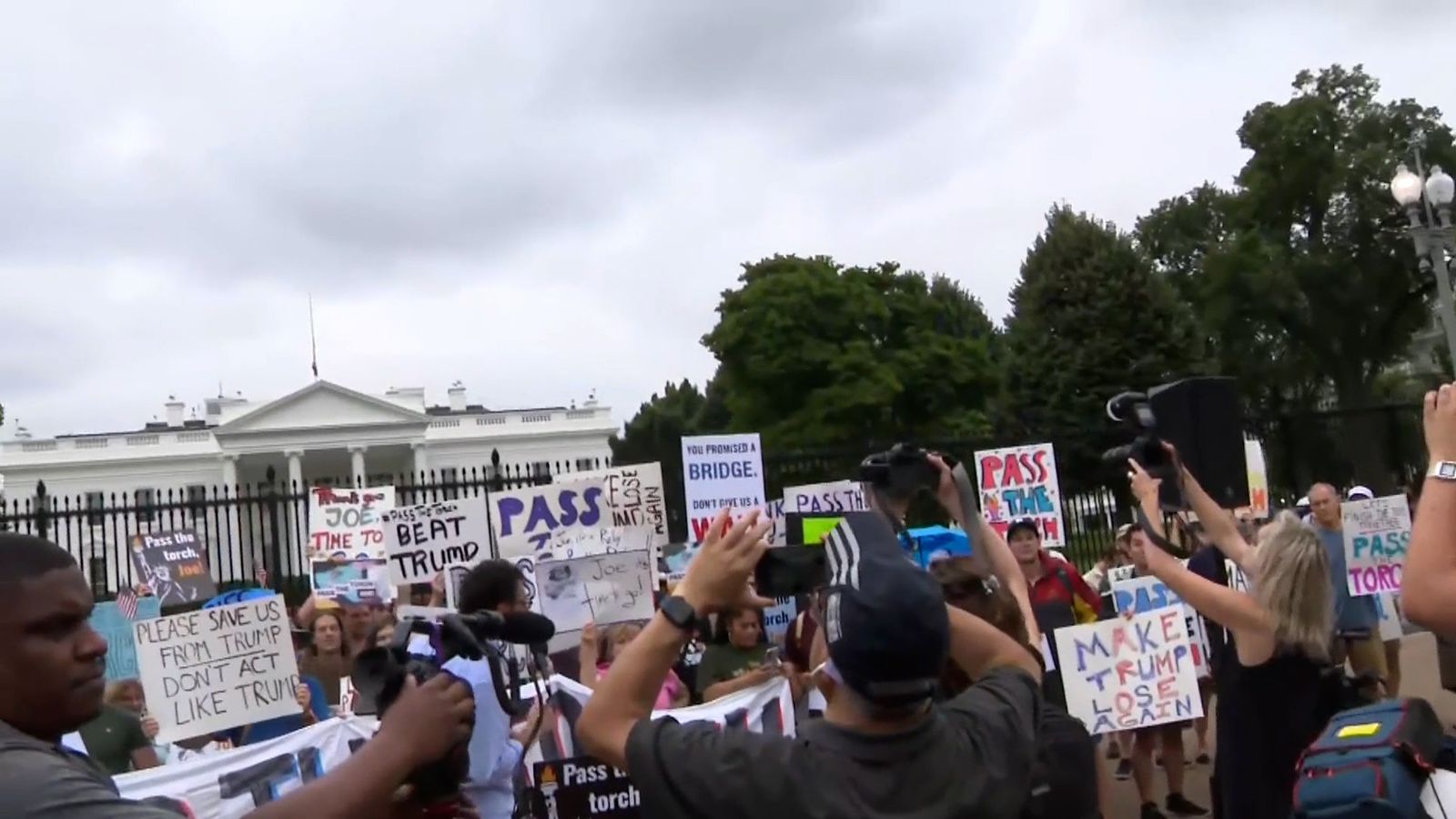 Did these protesters mount pressure on Joe Biden? Mood on the ground in ...