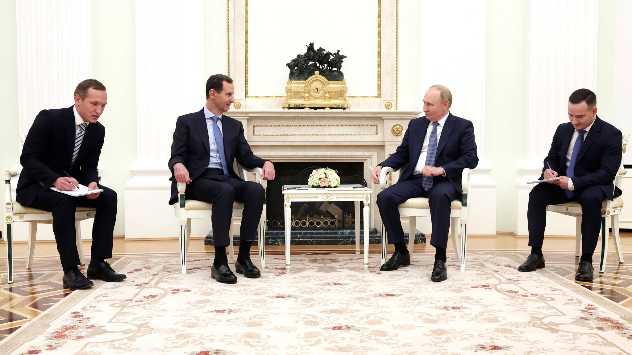 Syria's Bashar al Assad makes surprise visit to meet Putin - after ...