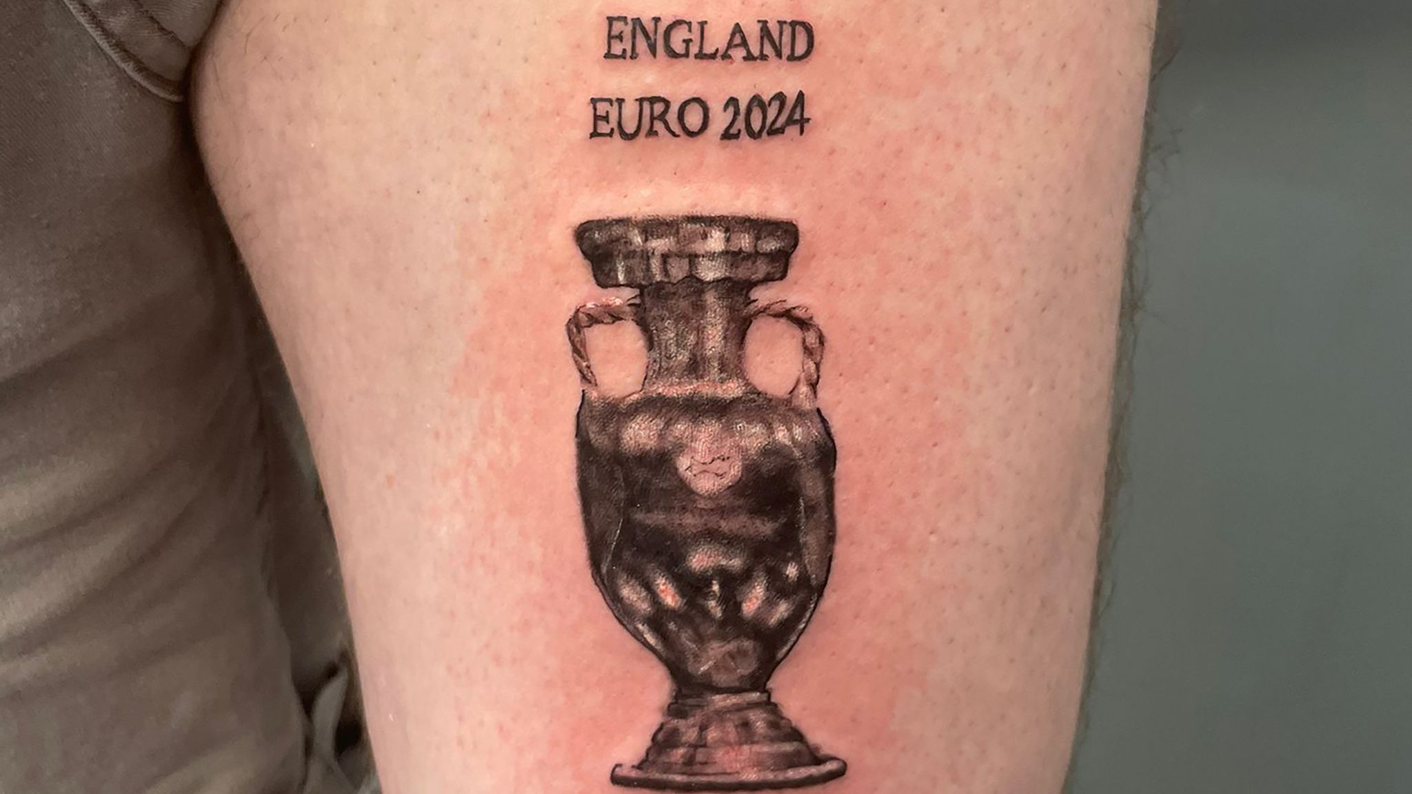 England fan with 'Euro 2024 Winners' tattoo speaks after loss | UK News ...