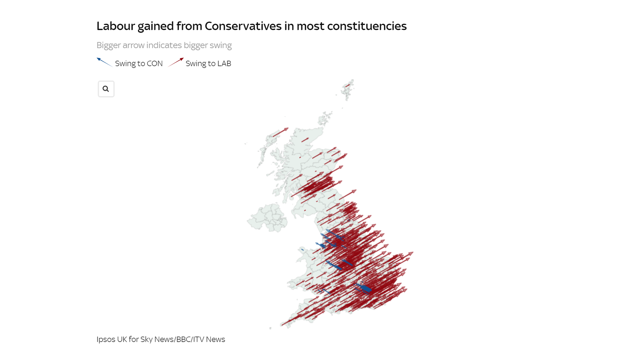 Labour's landslide election in maps and charts | Politics News | Sky News