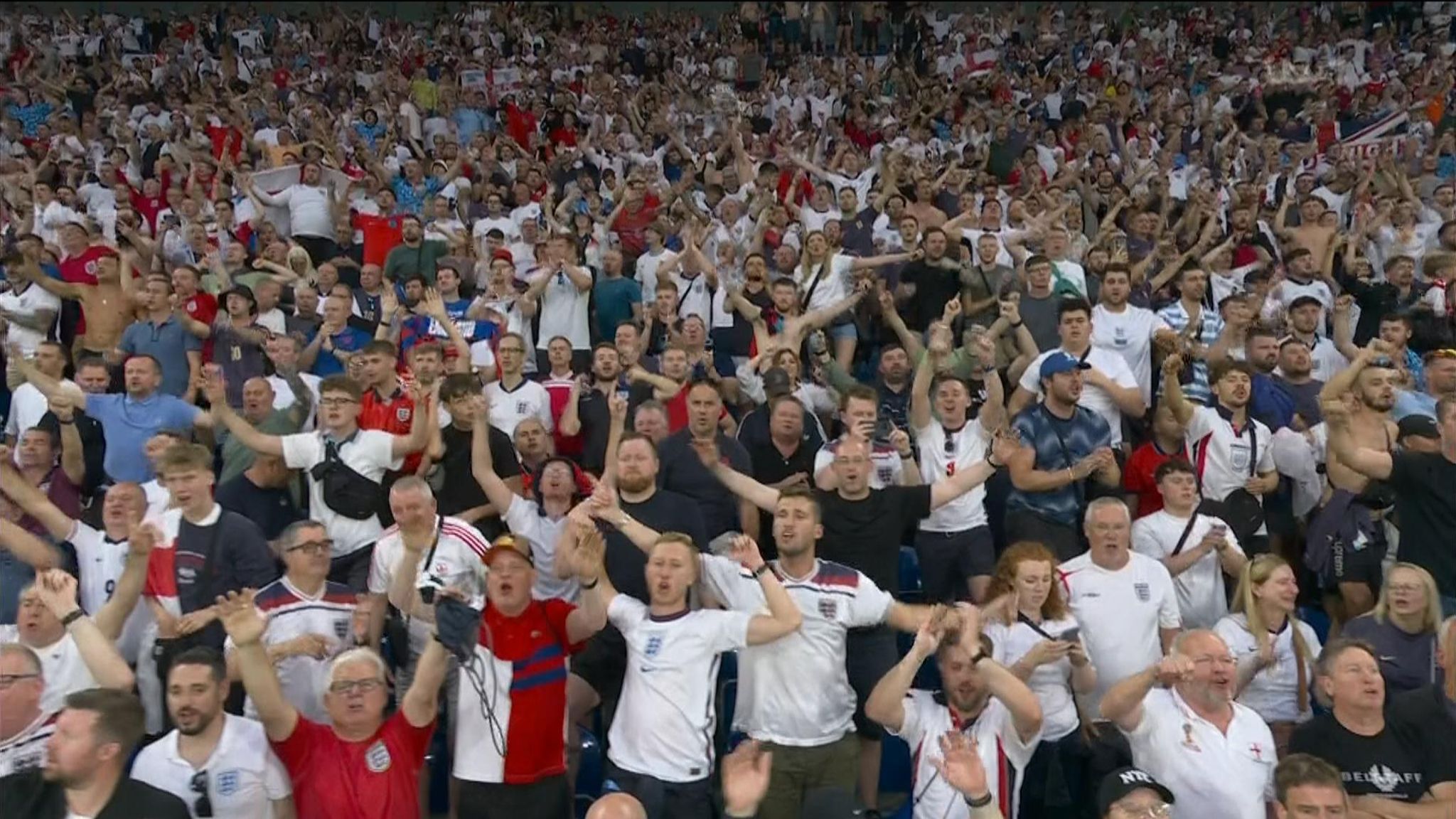 'Have they scored?': Watch England fans who left stadium early give ...