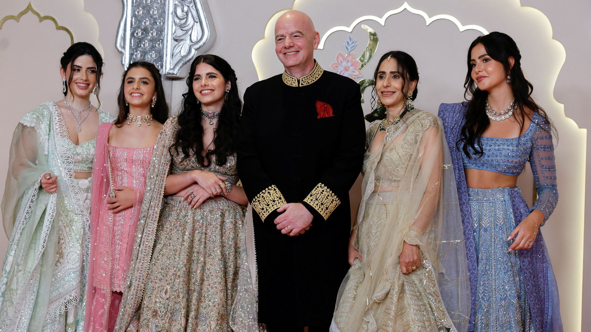 Ambani wedding in pictures: Sir Tony Blair, Kim Kardashian, John Cena ...