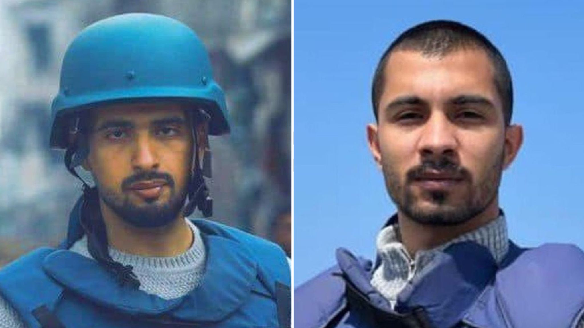 Two journalists killed in Israeli airstrike as blast hits car in Gaza | World News | Sky News