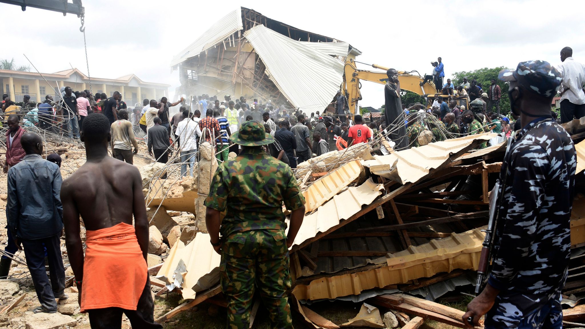Twenty-two pupils killed as Nigeria school building collapses | World ...