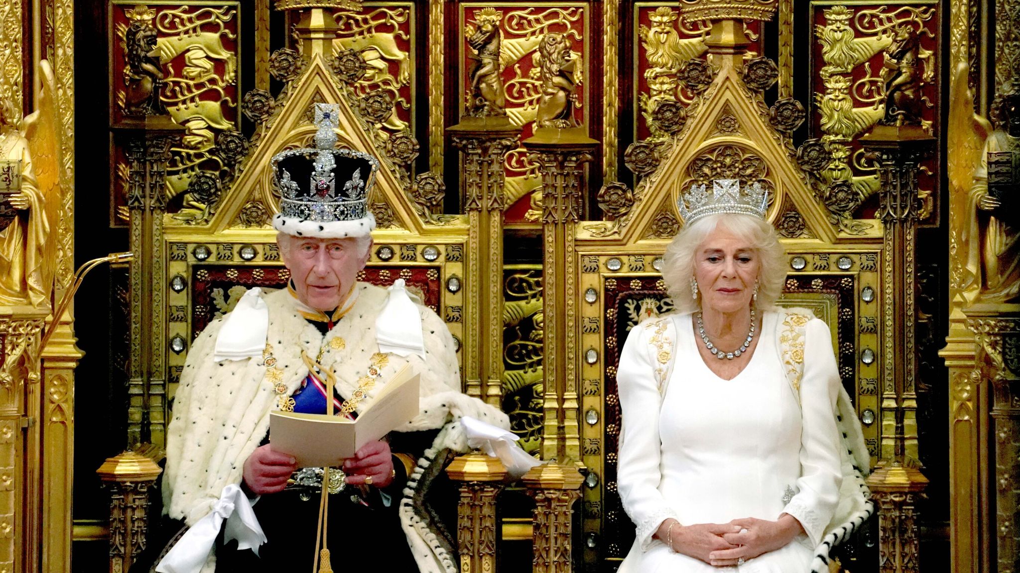 King Charles and his 'darling' Queen Camilla mark 20th wedding ...