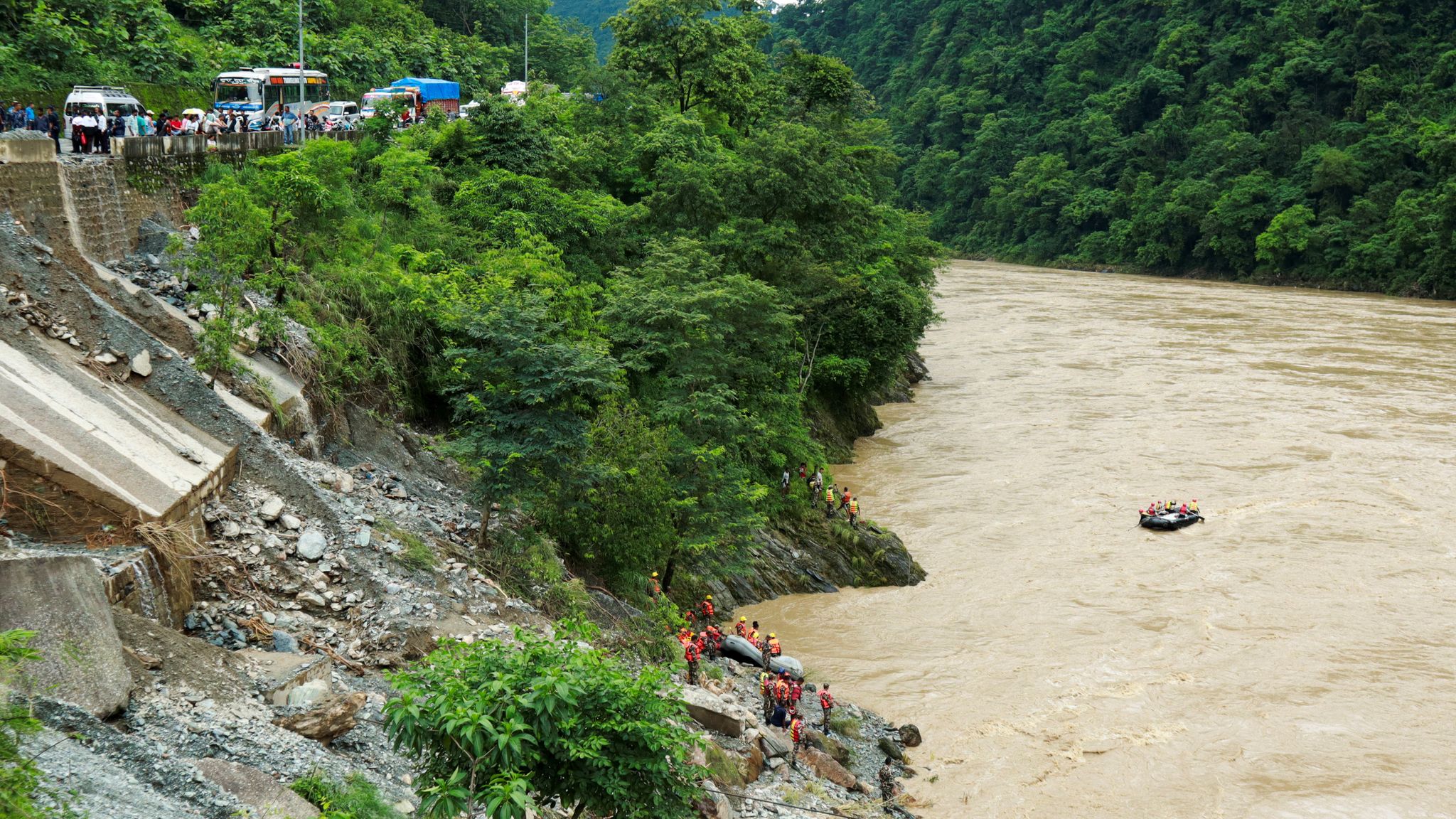 Nepal: More than 50 missing after landslide triggered by heavy monsoon ...