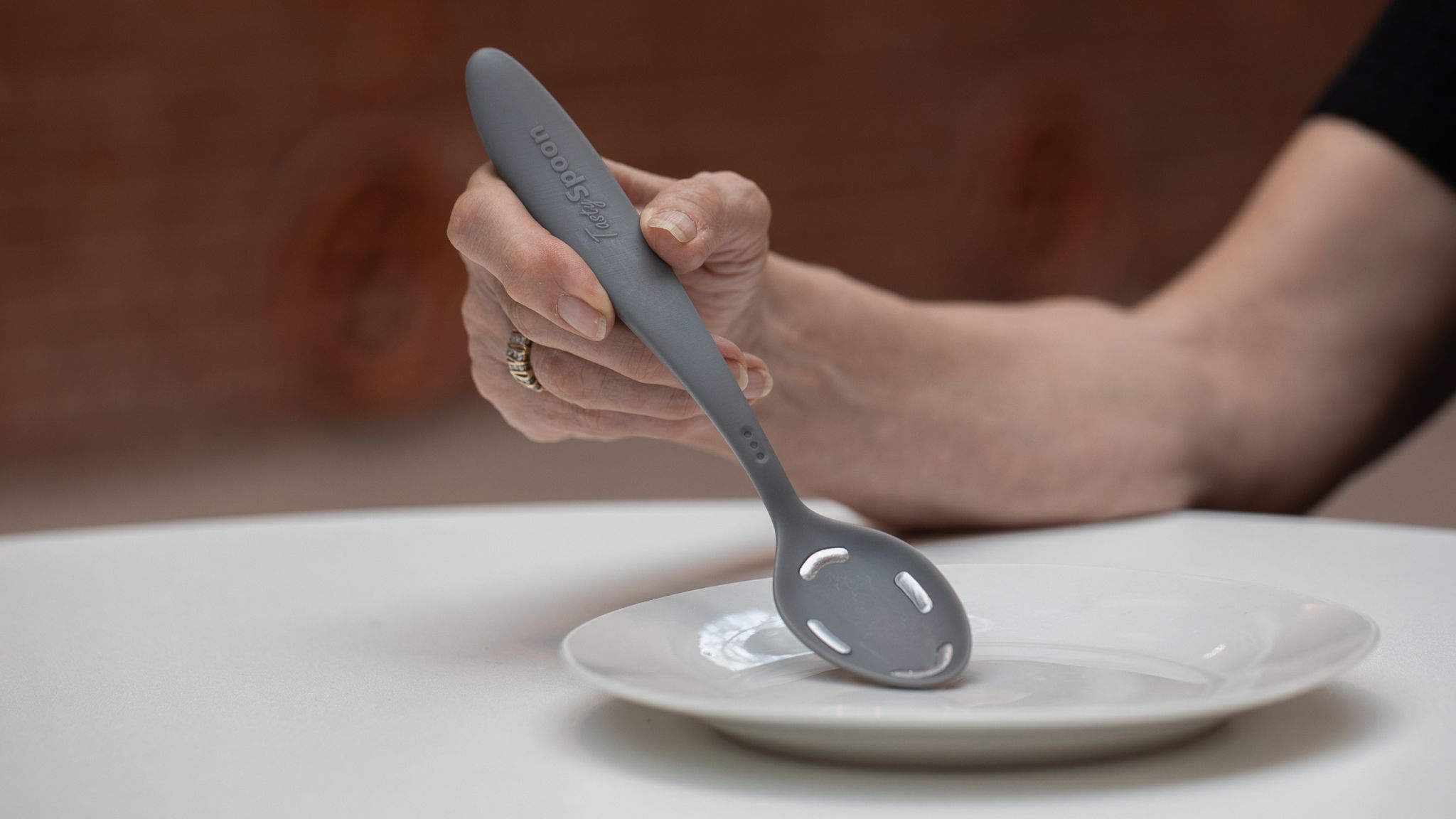 Man who ate toast for five years inspires high-tech spoon enhancing flavours for people with ...