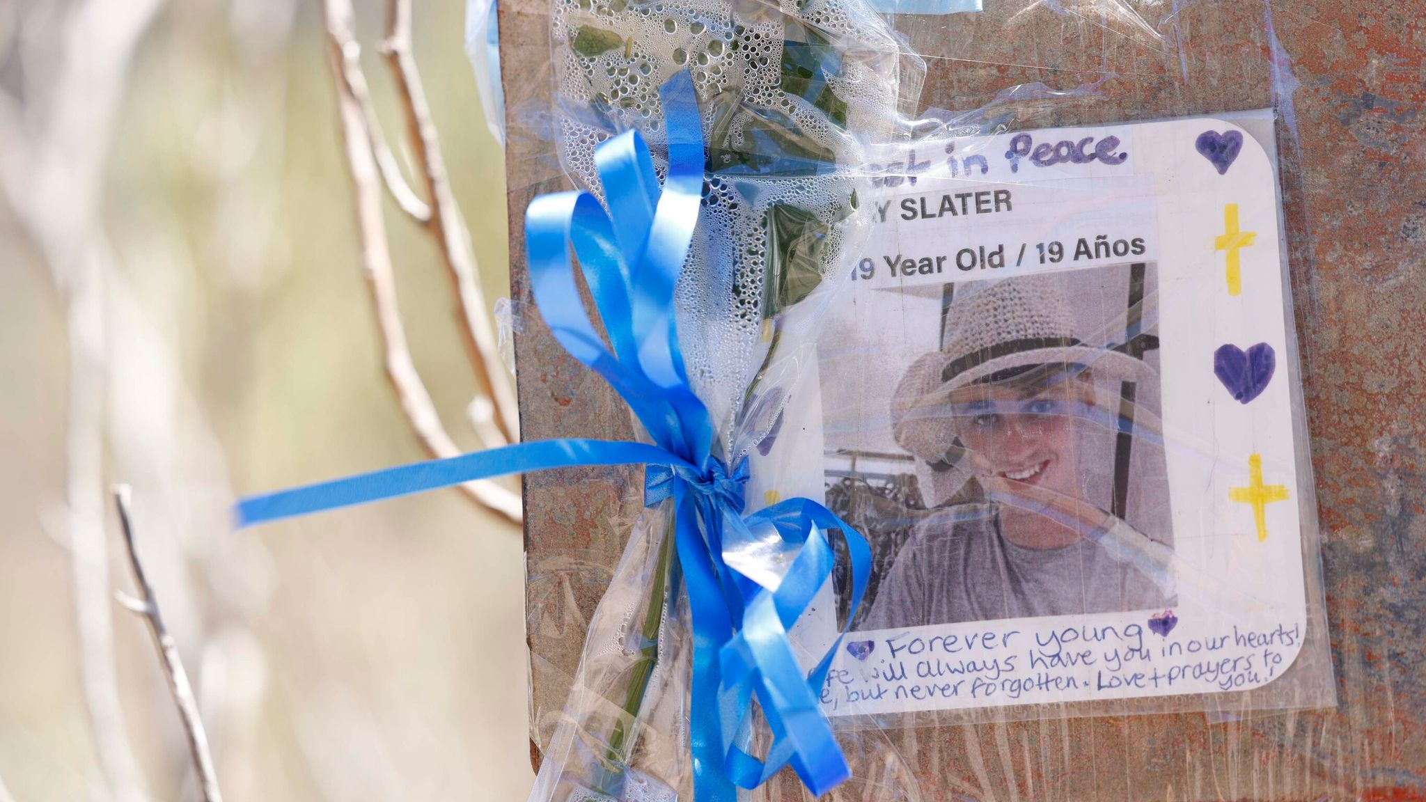 Jay Slater: Flowers and teddy bear left near ravine where body found ...