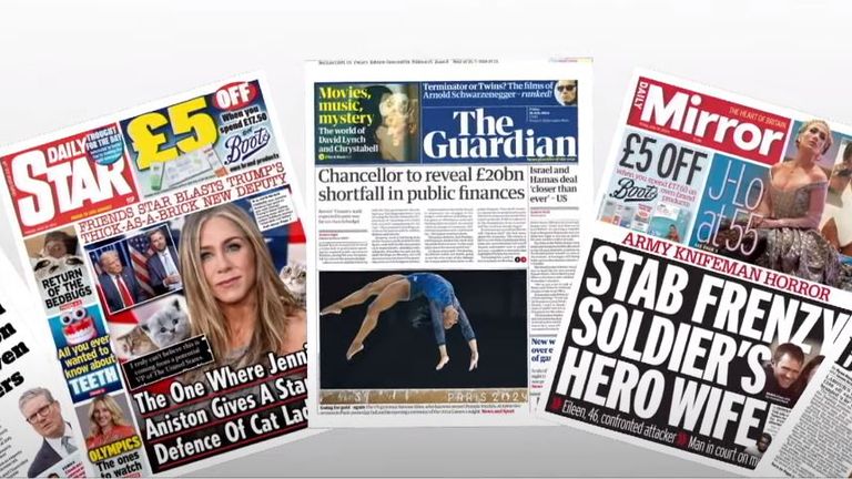Press Preview: Friday's papers | News UK Video News | Sky News