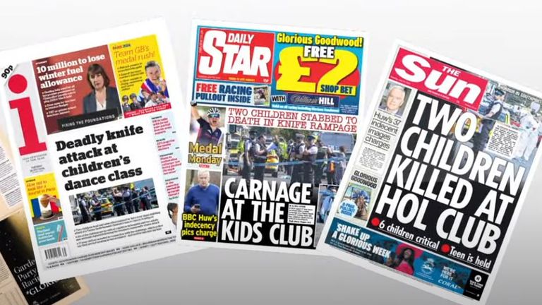 Press Preview: Tuesday's front pages | News UK Video News | Sky News