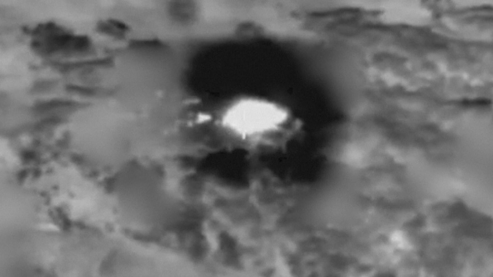 IDF releases footage which it says is a strike on southern Lebanon ...