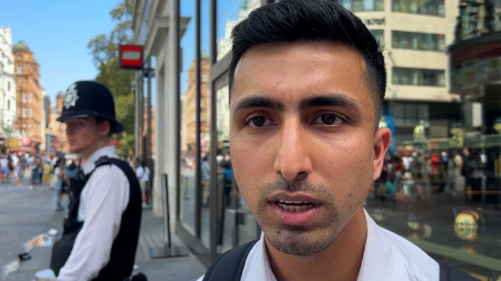 Leicester Square stabbing: Security guard recalls the moment he ...