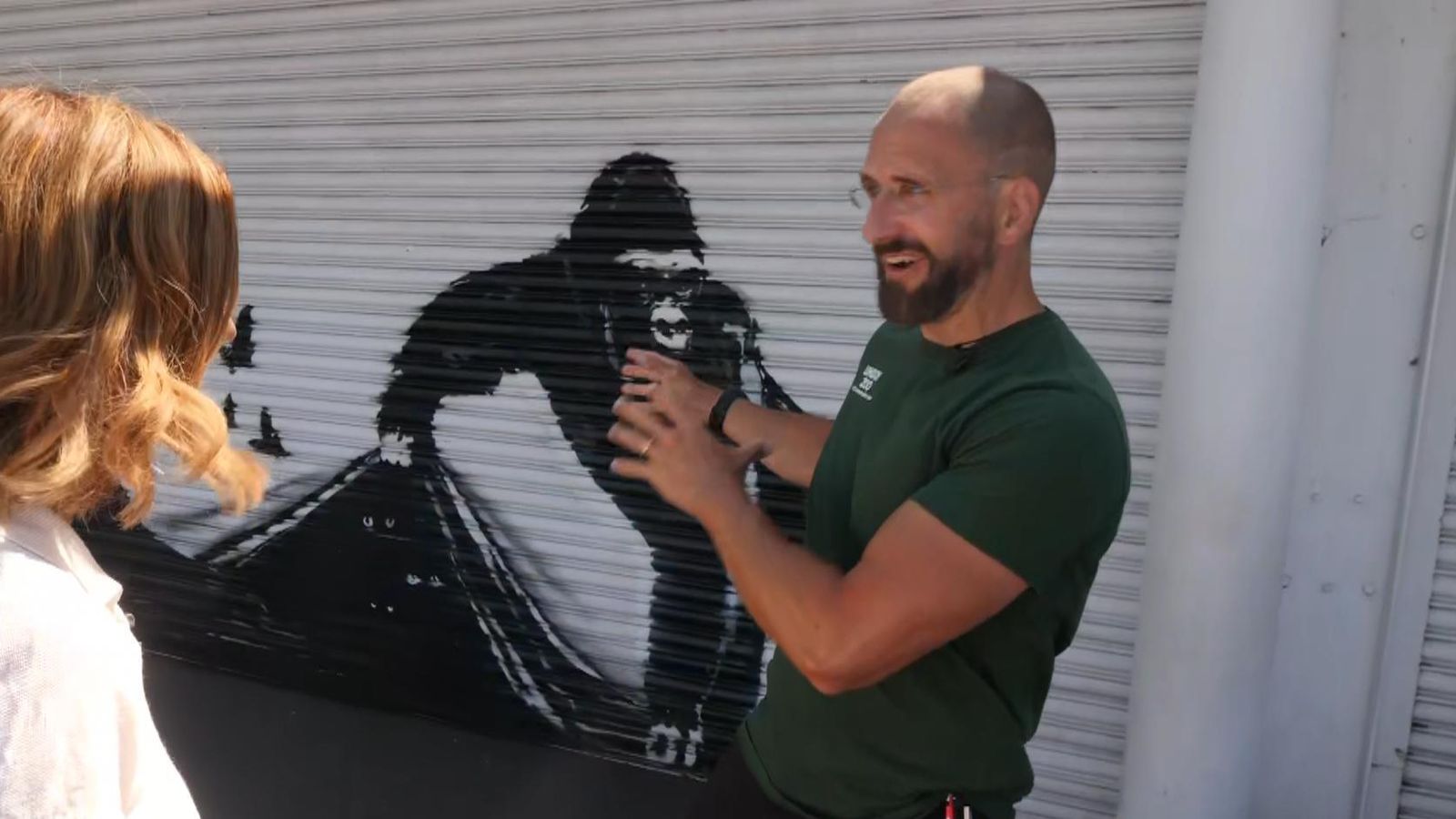 London Zoo: Banksy's latest artwork shows animals escaping at zoo ...